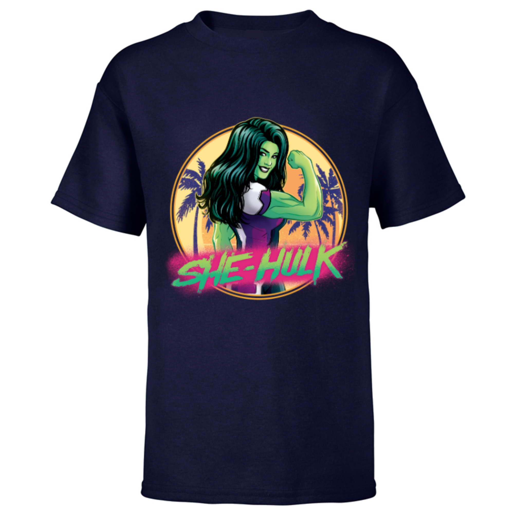 Marvel She-Hulk Jennifer Walters Palm Tree Flex - Short Sleeve T-Shirt ...