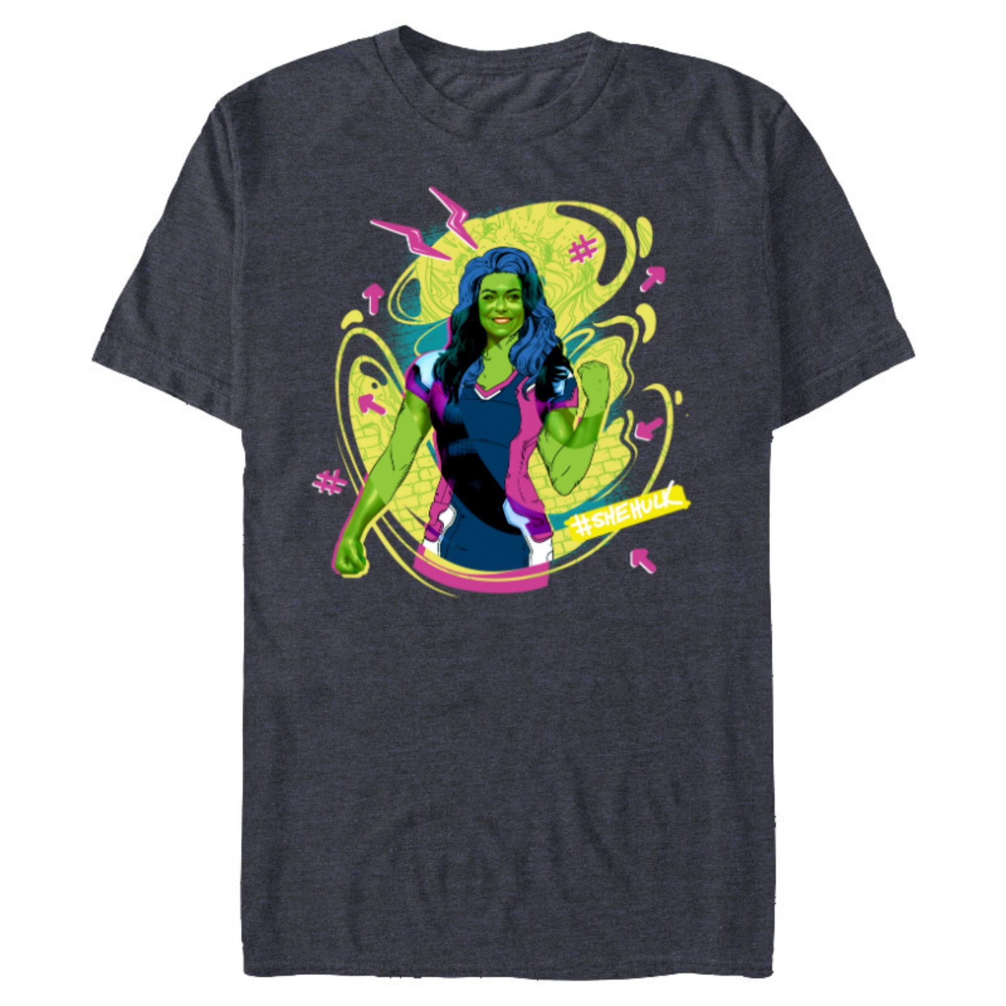 Marvel She-Hulk Jennifer Walters #She-Hulk Hashtag - Short Sleeve ...