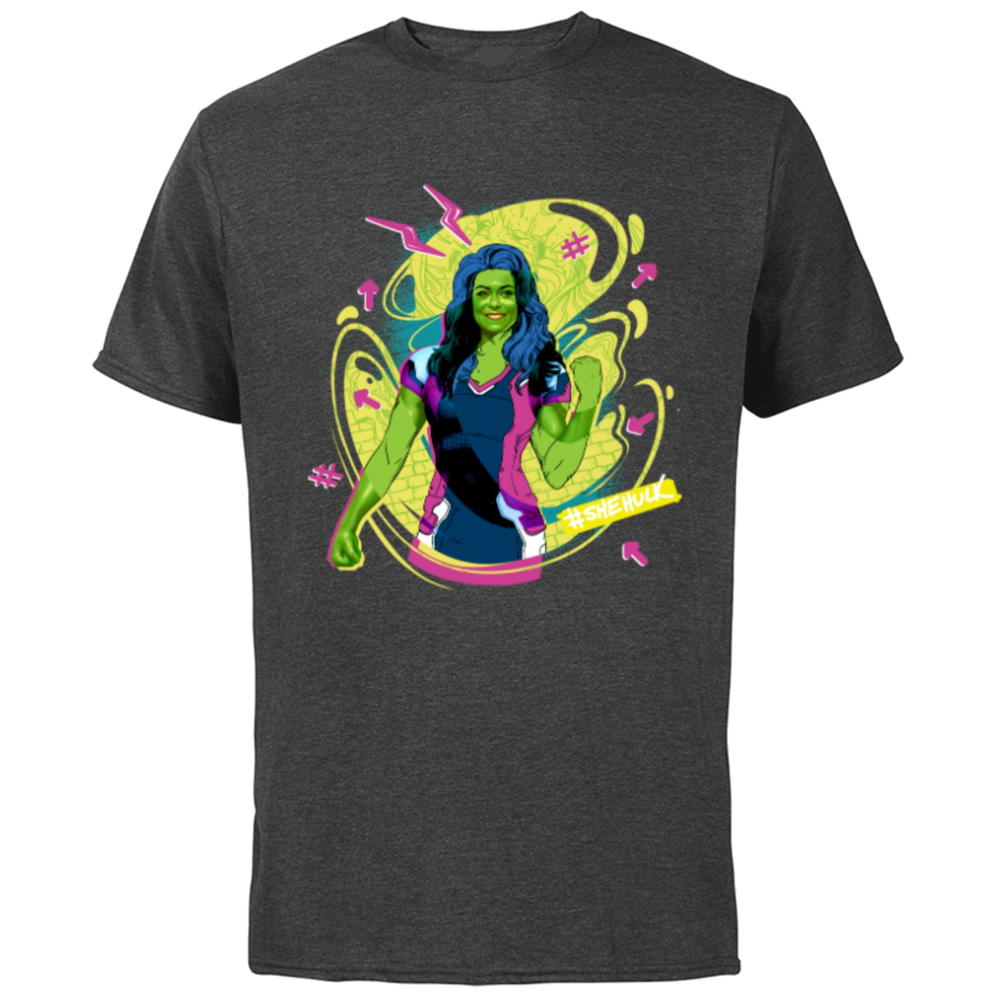 Marvel She-Hulk Jennifer Walters #She-Hulk Hashtag - Short Sleeve ...