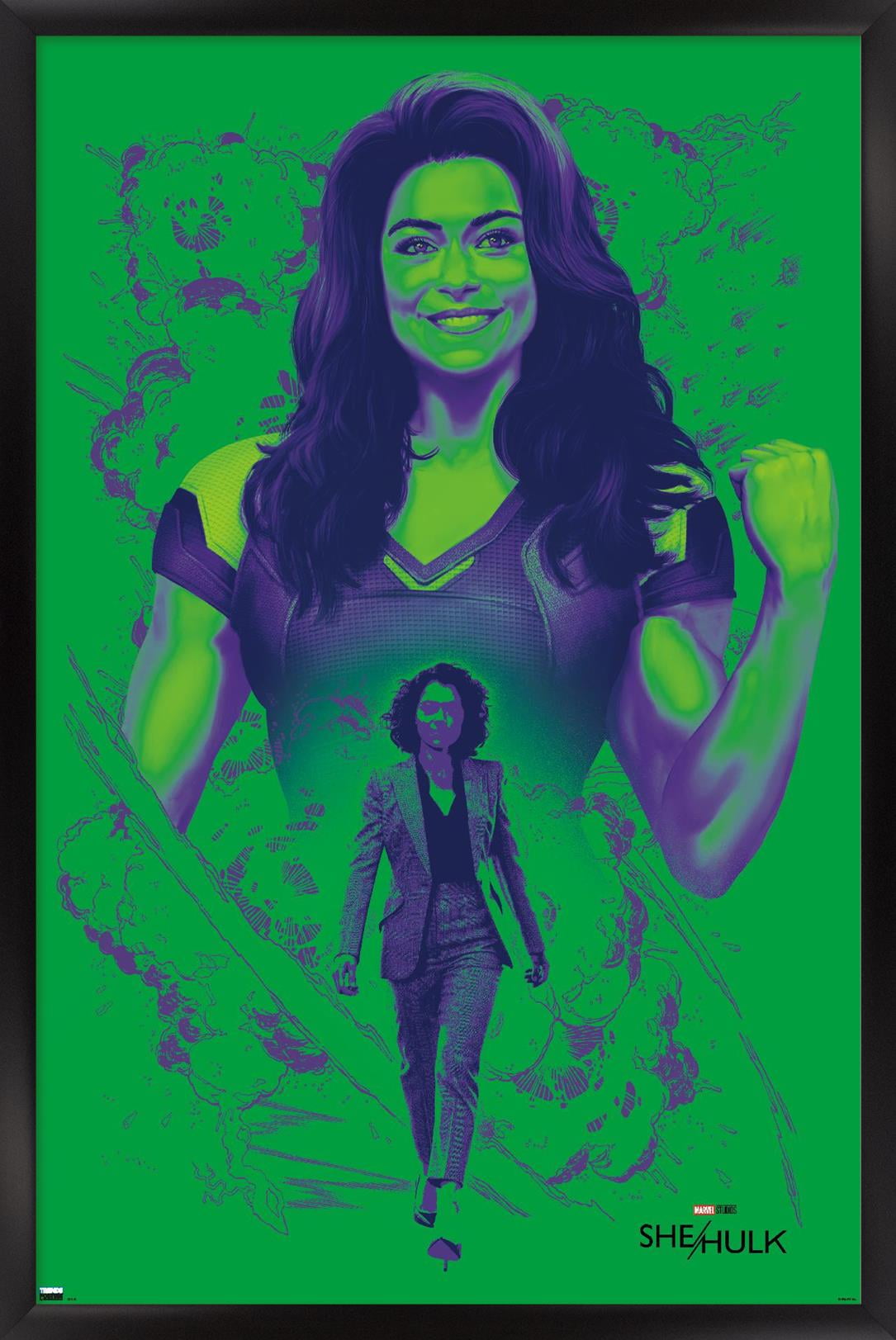 Marvel She-Hulk - Pose Wall Poster, 22.375" x 34" Framed - Walmart.com