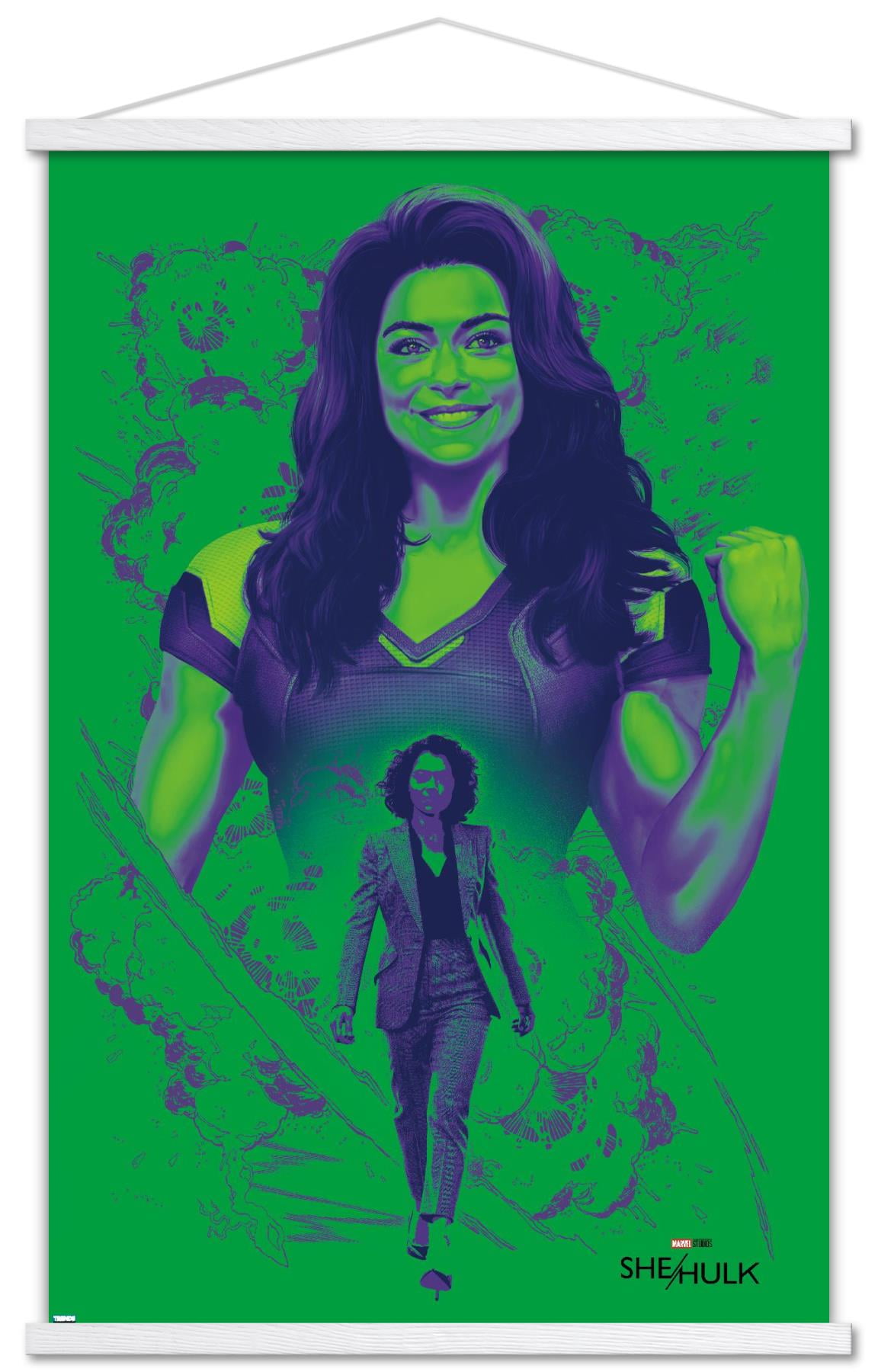 Marvel She-Hulk - Pose Wall Poster with Magnetic Frame, 22.375" x 34 ...
