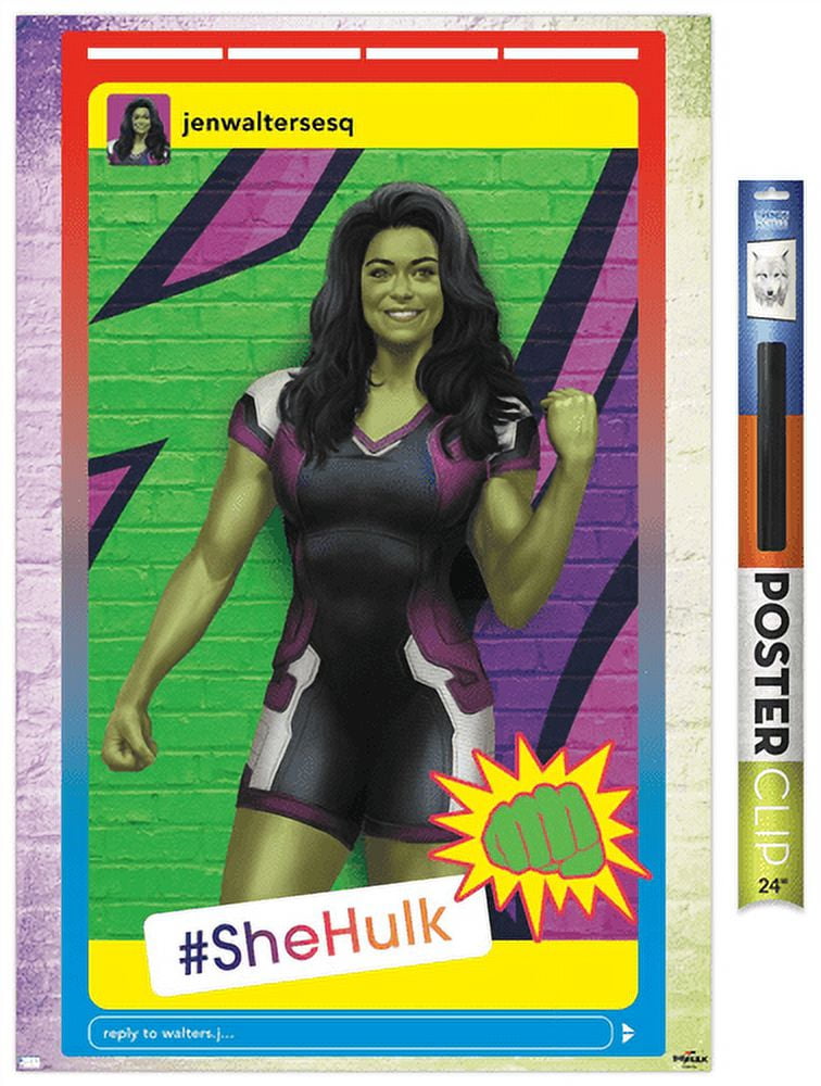 Marvel She-Hulk - Post Wall Poster, 22.375" x 34" - Walmart.com