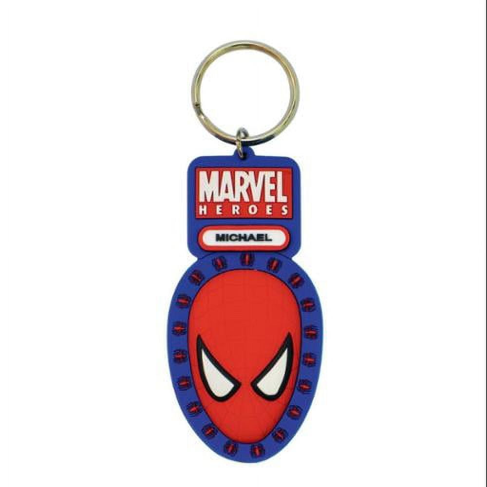Marvel Soft Touch PVC Key Ring: (Head) with Marvel Logo - Walmart ...