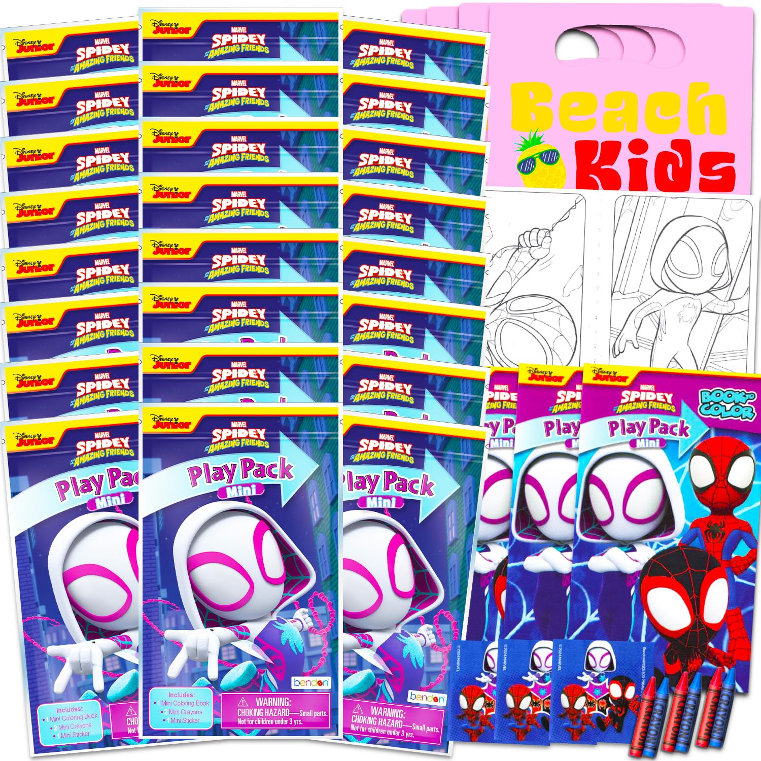 Marvel Spider Girl Gwen Stacy Mini Party H2FSDFavors Set for Kids ...