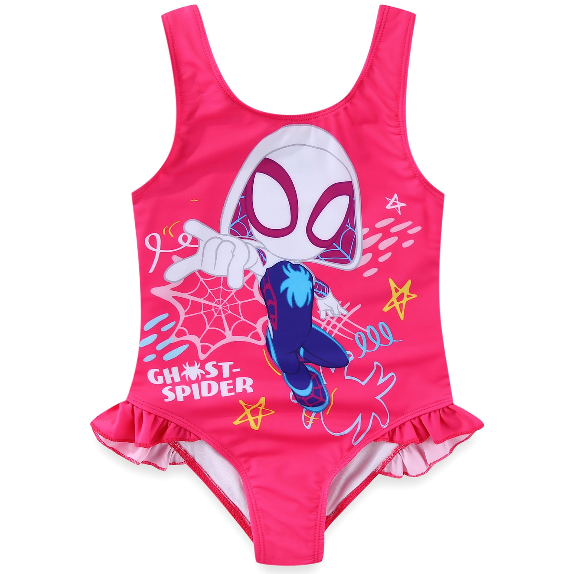Marvel Spider-Gwen Ghost Spider Swimsuit UPF 50+ One Piece Bathing Suit ...