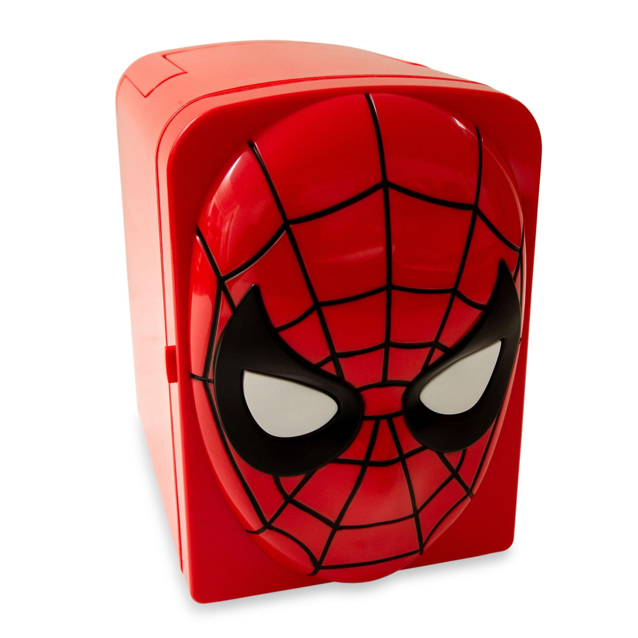 Marvel Spider-Man 4-Liter Soda Beverage Refrigerator | Mini Fridge ...