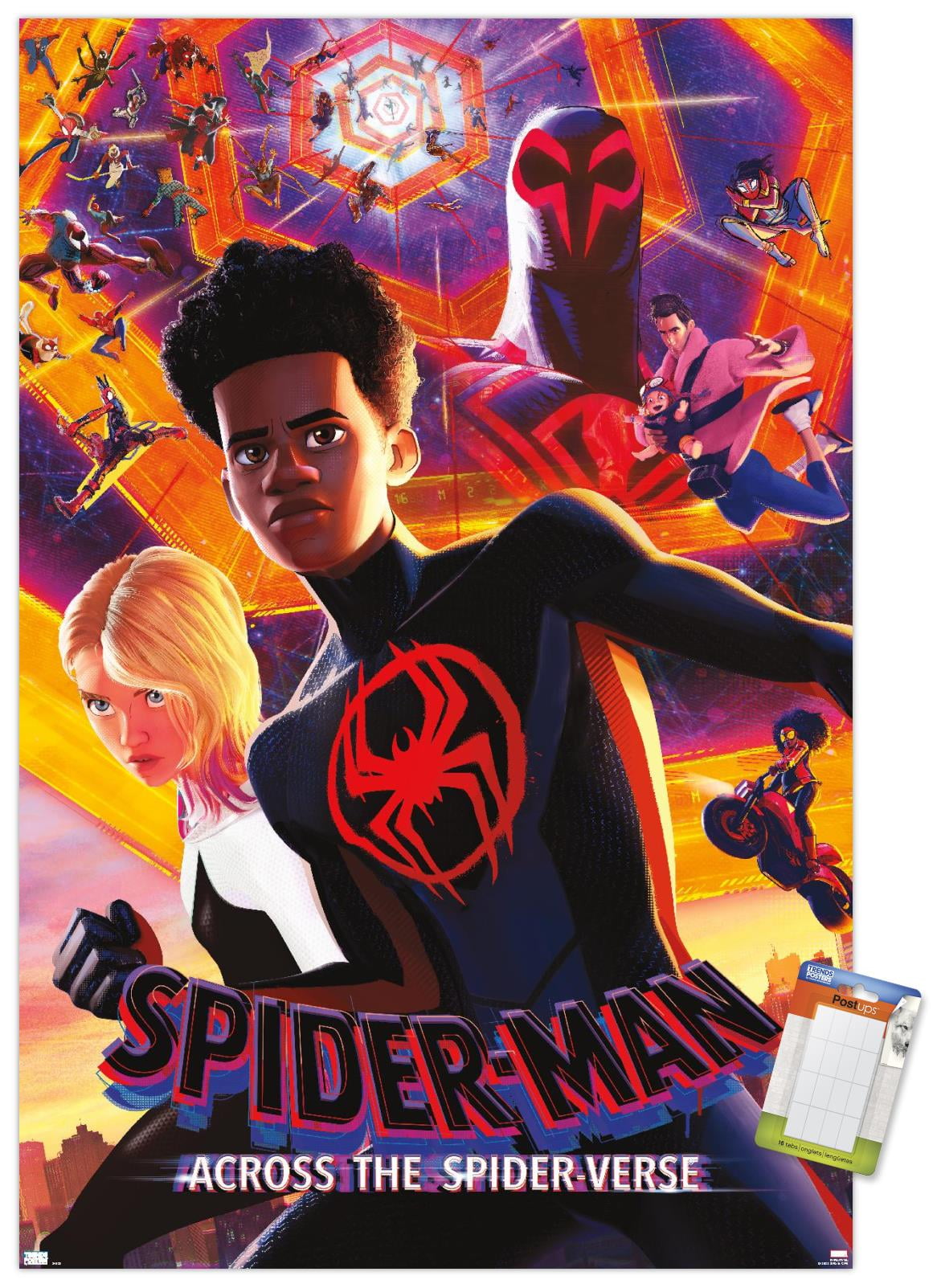 Marvel Spider-Man: Across The Spider-Verse - Group One Sheet Wall ...