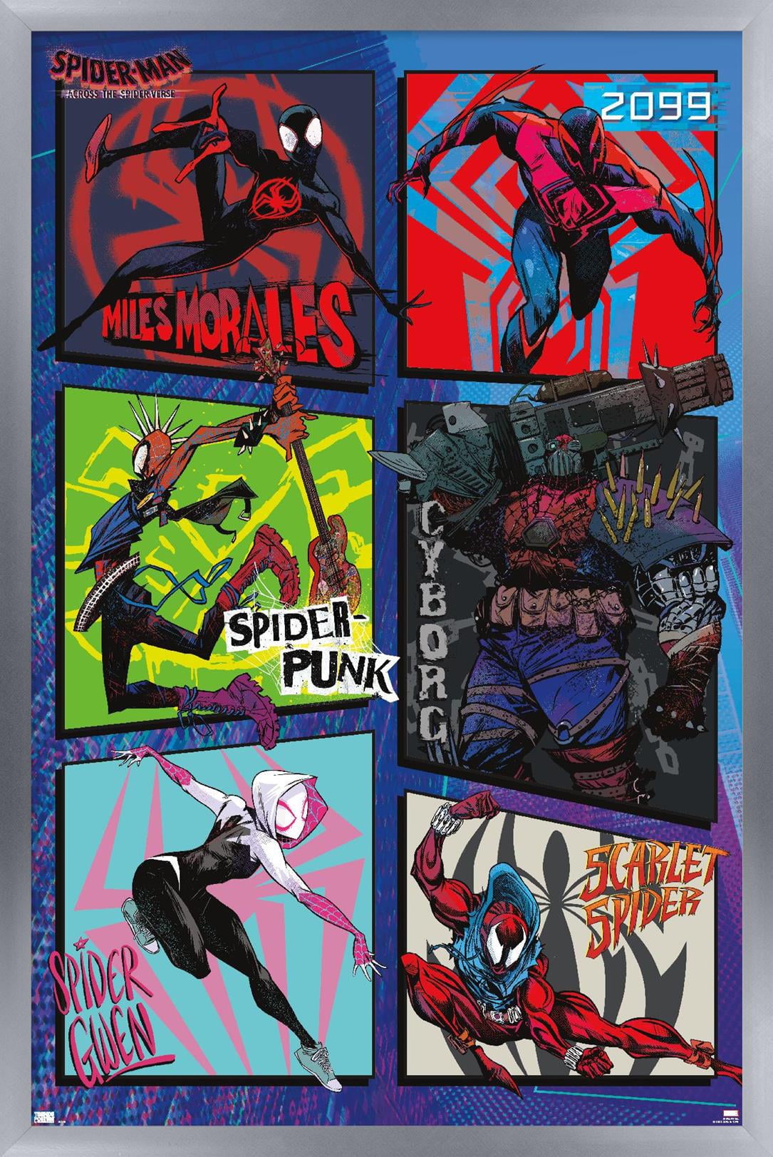 Marvel Spider-Man: Across The Spider-Verse - Group Wall Poster, 14.725 ...