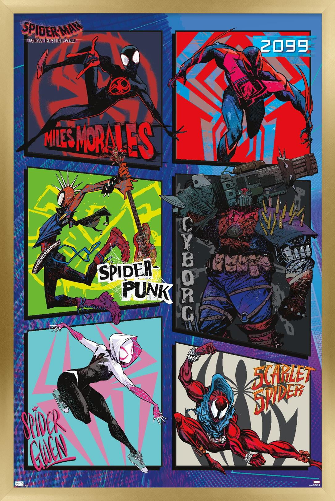 Marvel Spider-Man: Across The Spider-Verse - Group Wall Poster, 22.375 ...