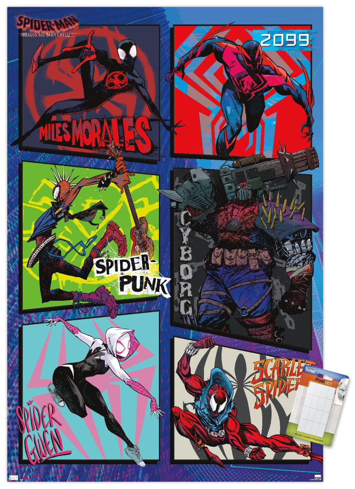 Marvel Spider-Man: Across The Spider-Verse - Group Wall Poster, 22.375 ...