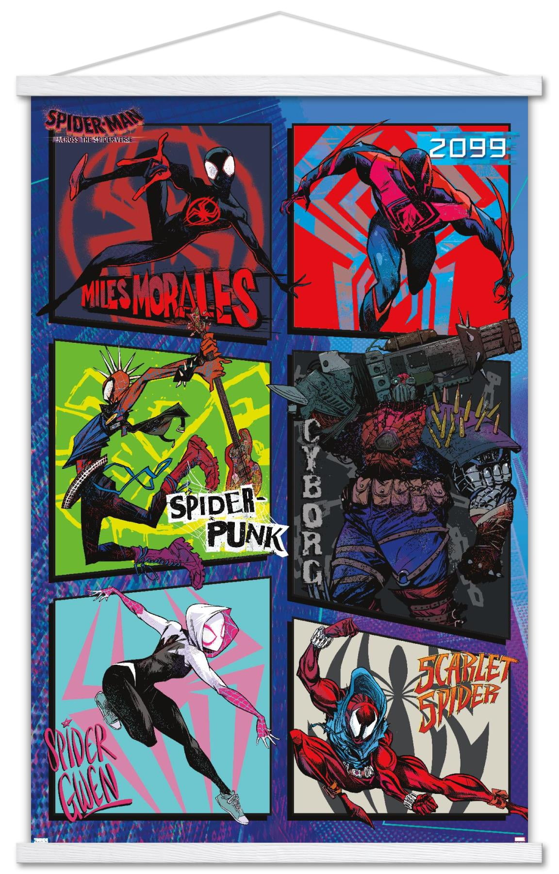 Marvel Spider-Man: Across The Spider-Verse - Group Wall Poster with ...