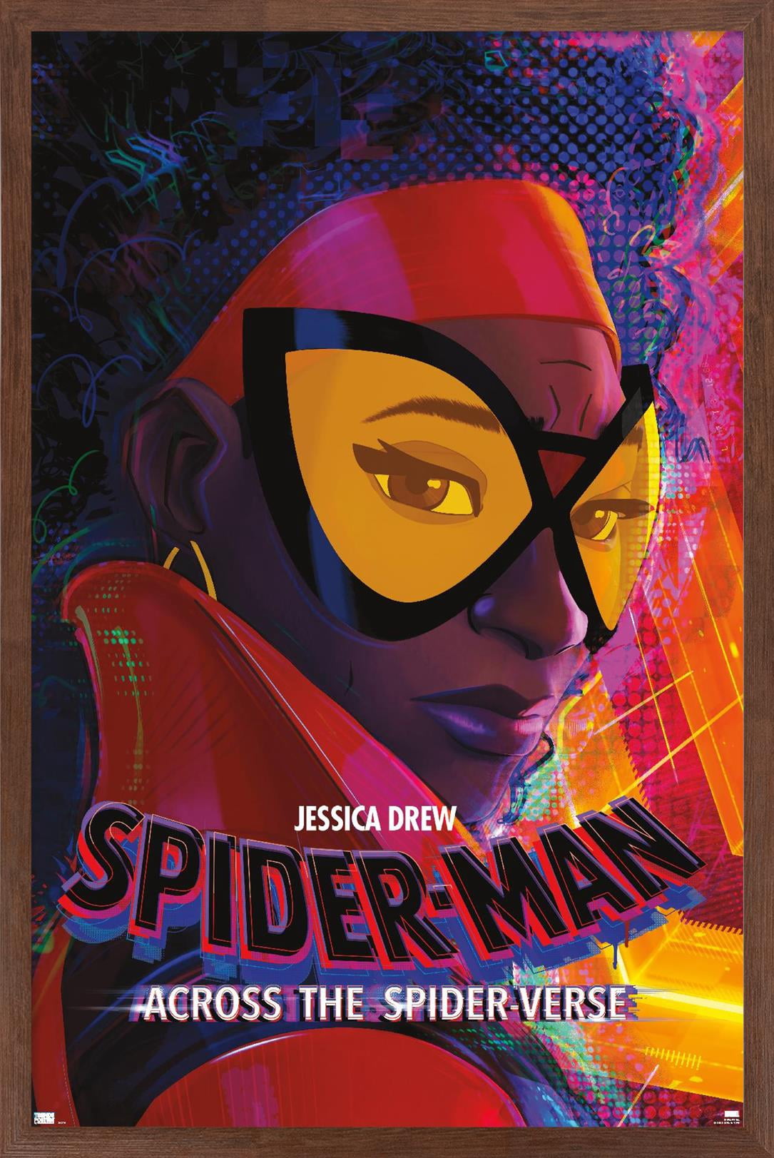 Marvel Spider-Man: Across The Spider-Verse - Jessica Drew One Sheet ...