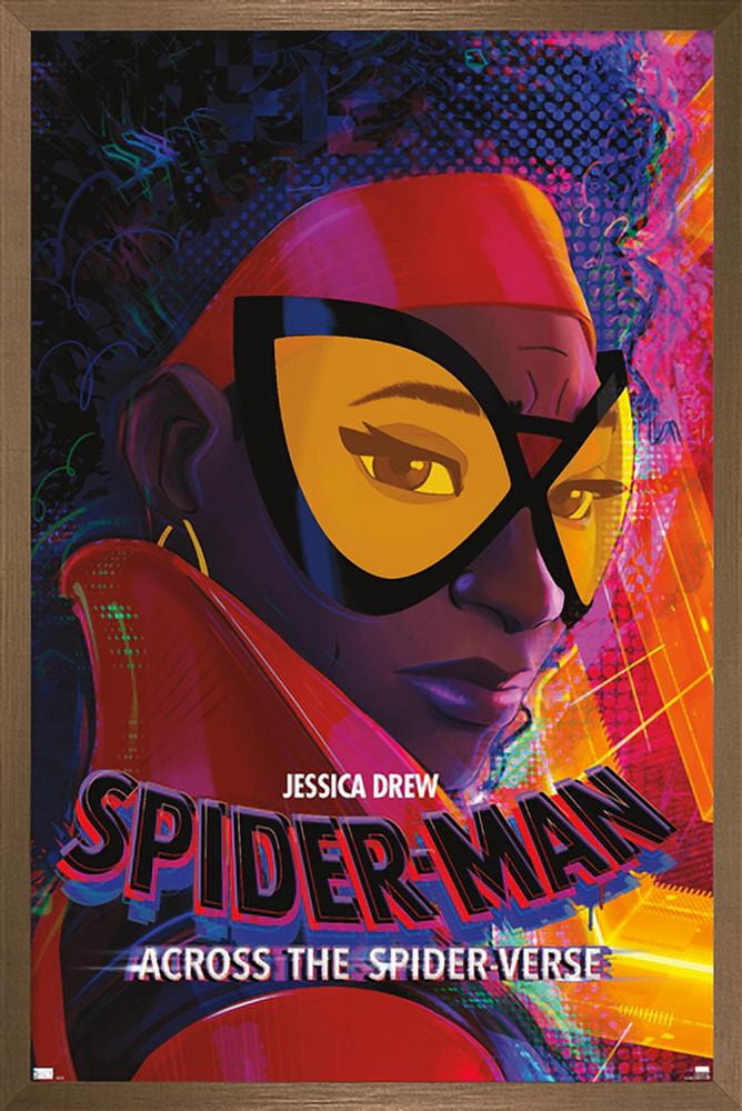 Marvel Spider-Man: Across The Spider-Verse - Jessica Drew One Sheet ...