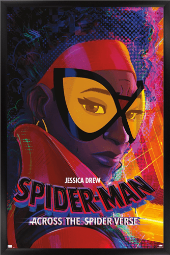 Marvel Spider-Man: Across The Spider-Verse - Jessica Drew One Sheet ...