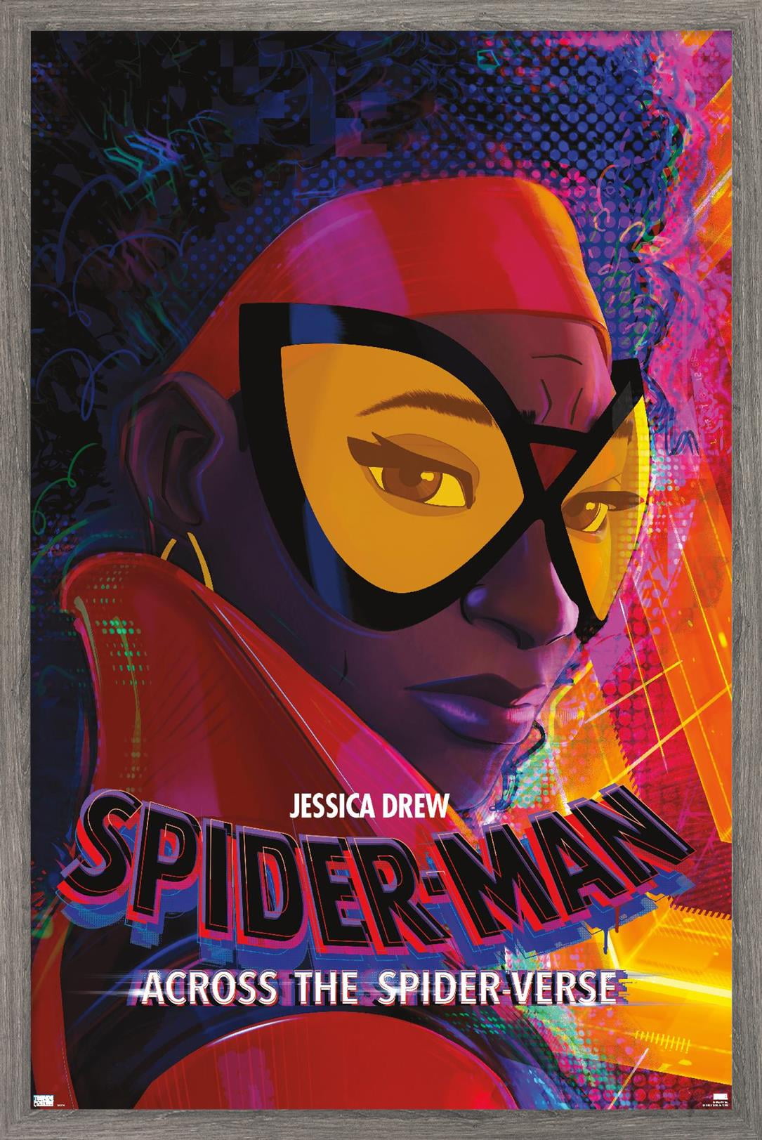 Marvel Spider-Man: Across The Spider-Verse - Jessica Drew One Sheet ...