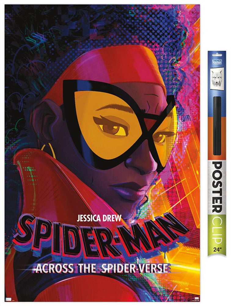 Marvel Spider-Man: Across The Spider-Verse - Jessica Drew One Sheet ...