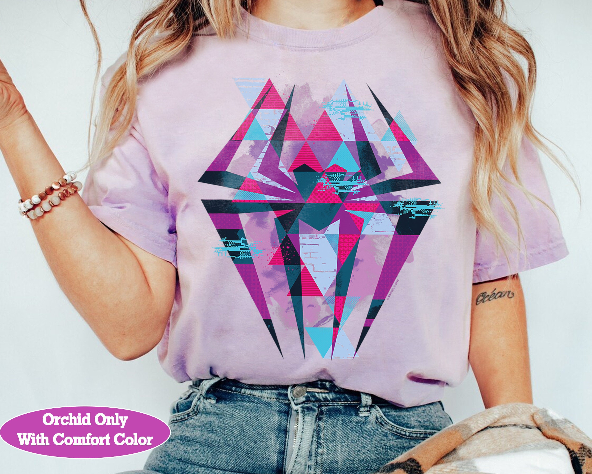 Marvel Spider-Man Across The Spider-Verse Part 1 Poly Spider Shirt, MCU ...