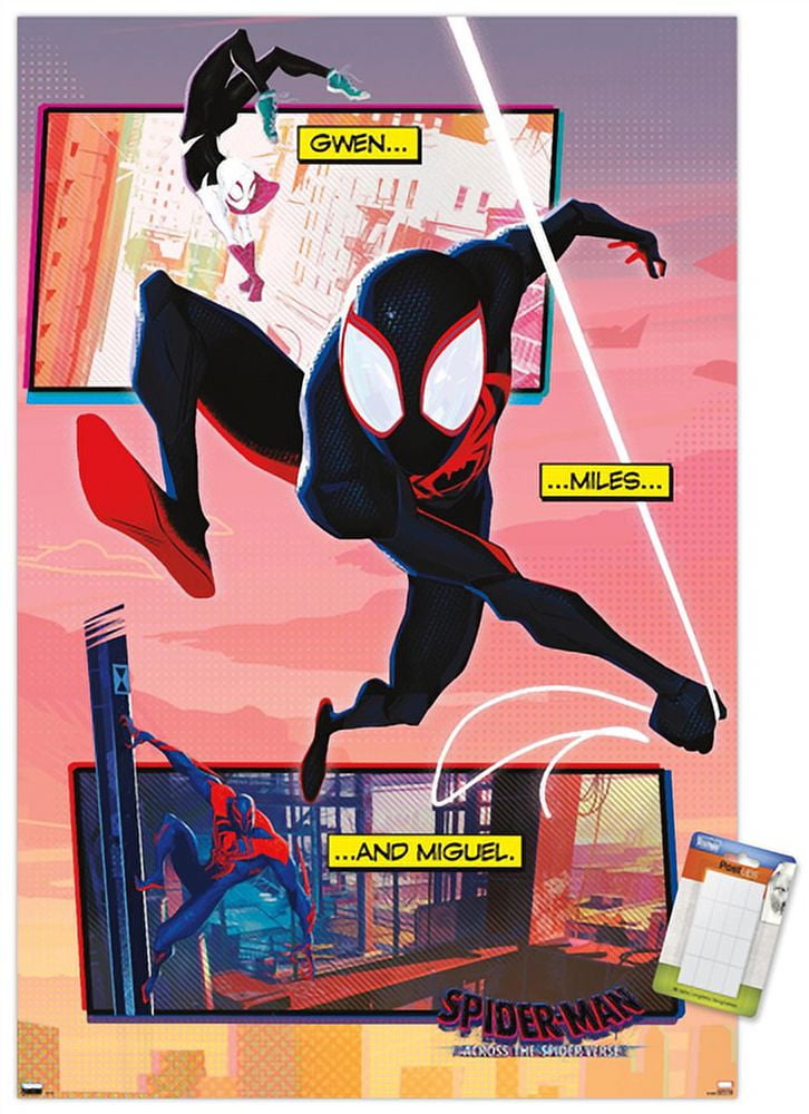 Marvel Spider-man: Across The Spider-verse - Trio Wall Poster, 22.375
