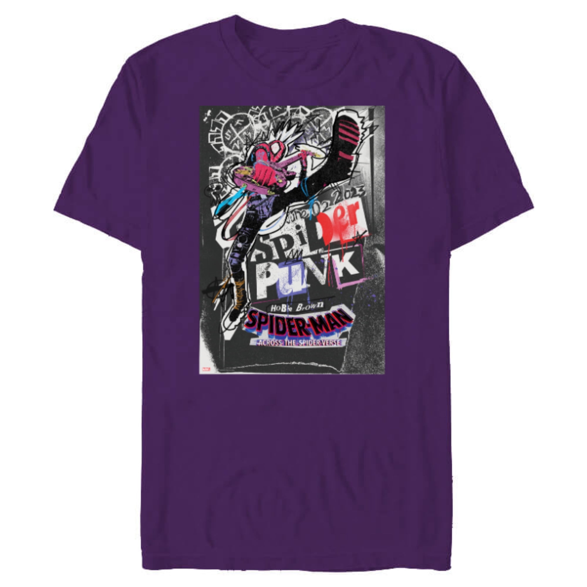 Marvel Spider-Man: Across the Spider-Verse Hobie Poster - Short Sleeve ...