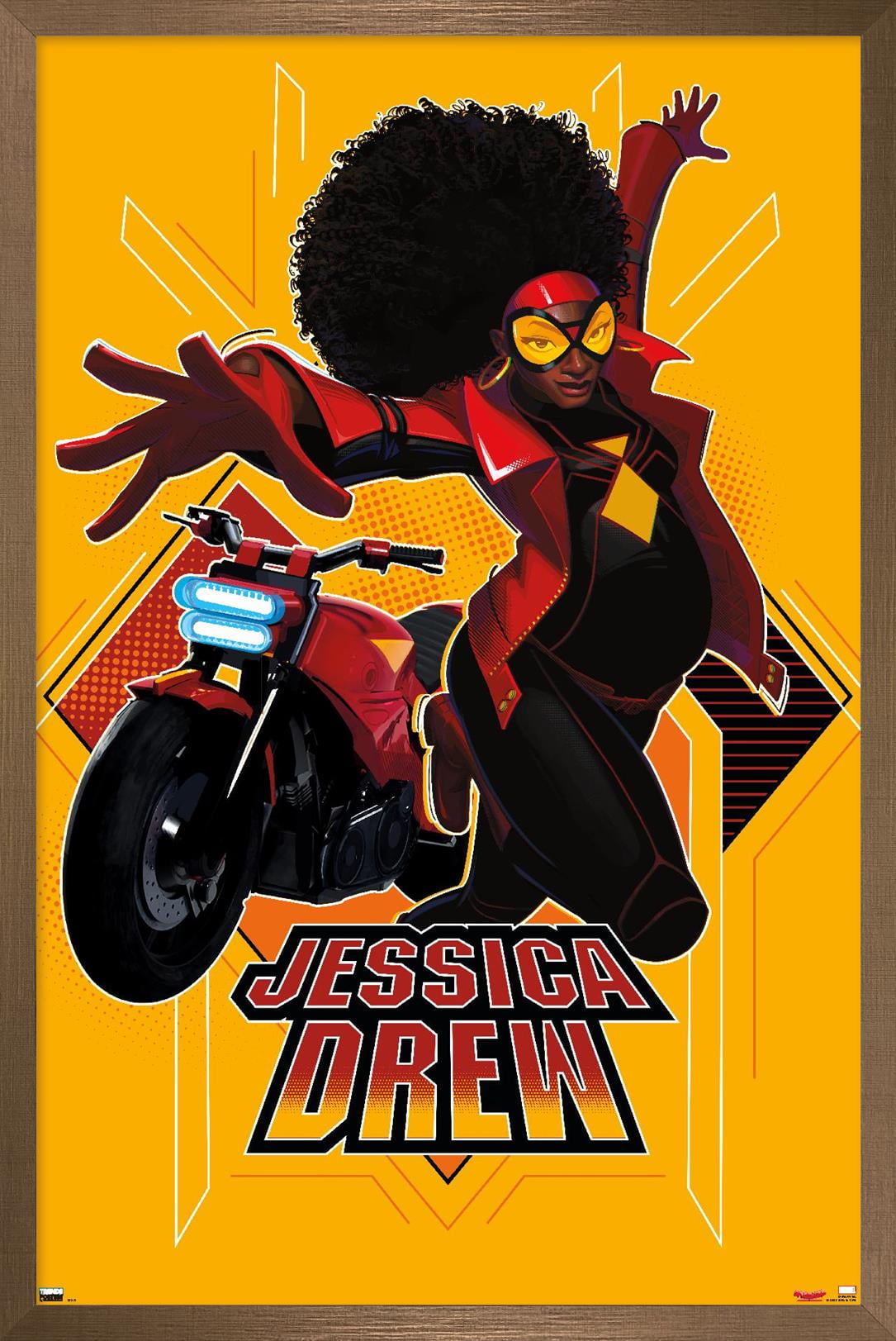 Marvel Spider-Man: Across the Spider-Verse - Jessica Drew Wall Poster ...