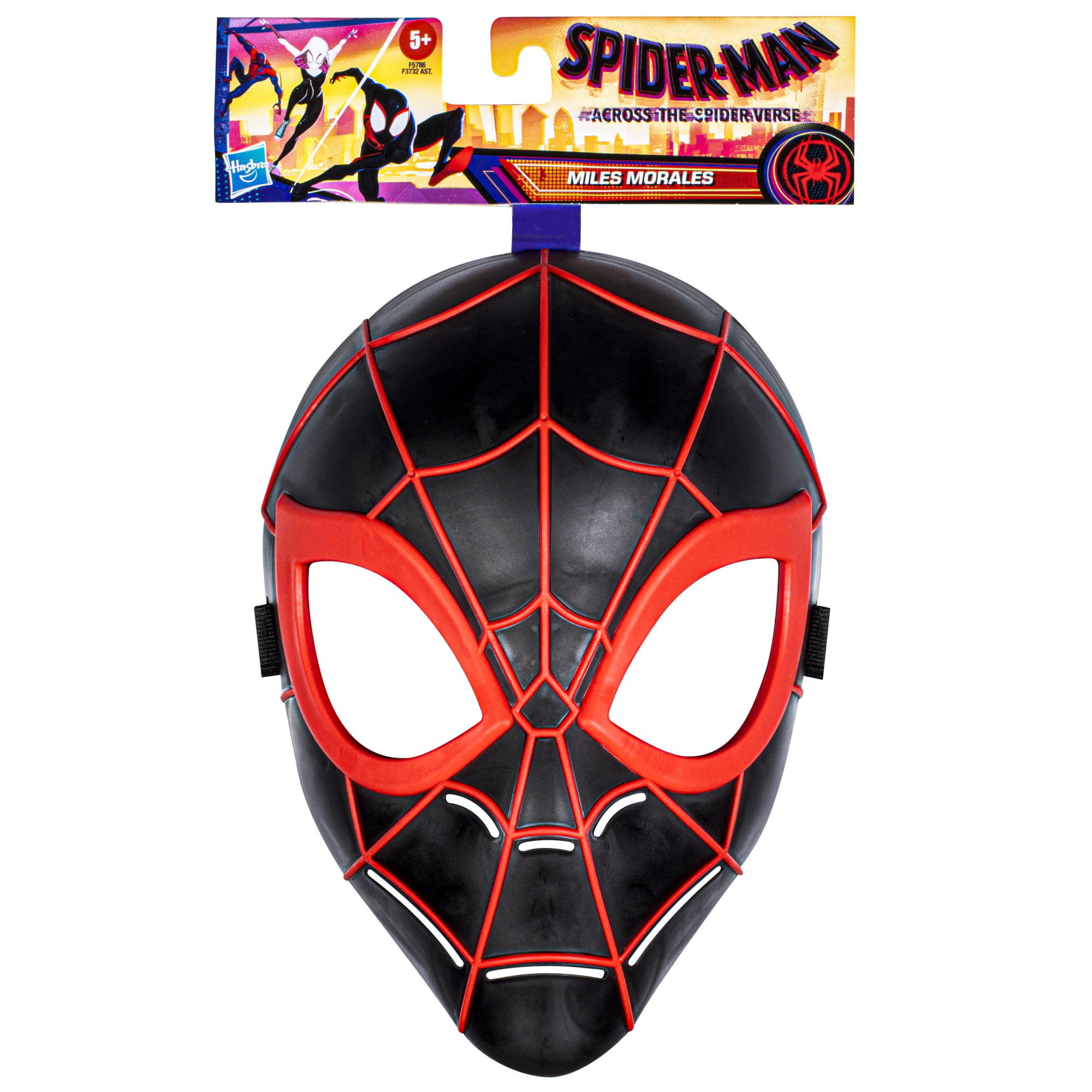 Marvel Spider-Man: Miles Morales Web Face Mask, Kids Roleplay Toy from ...