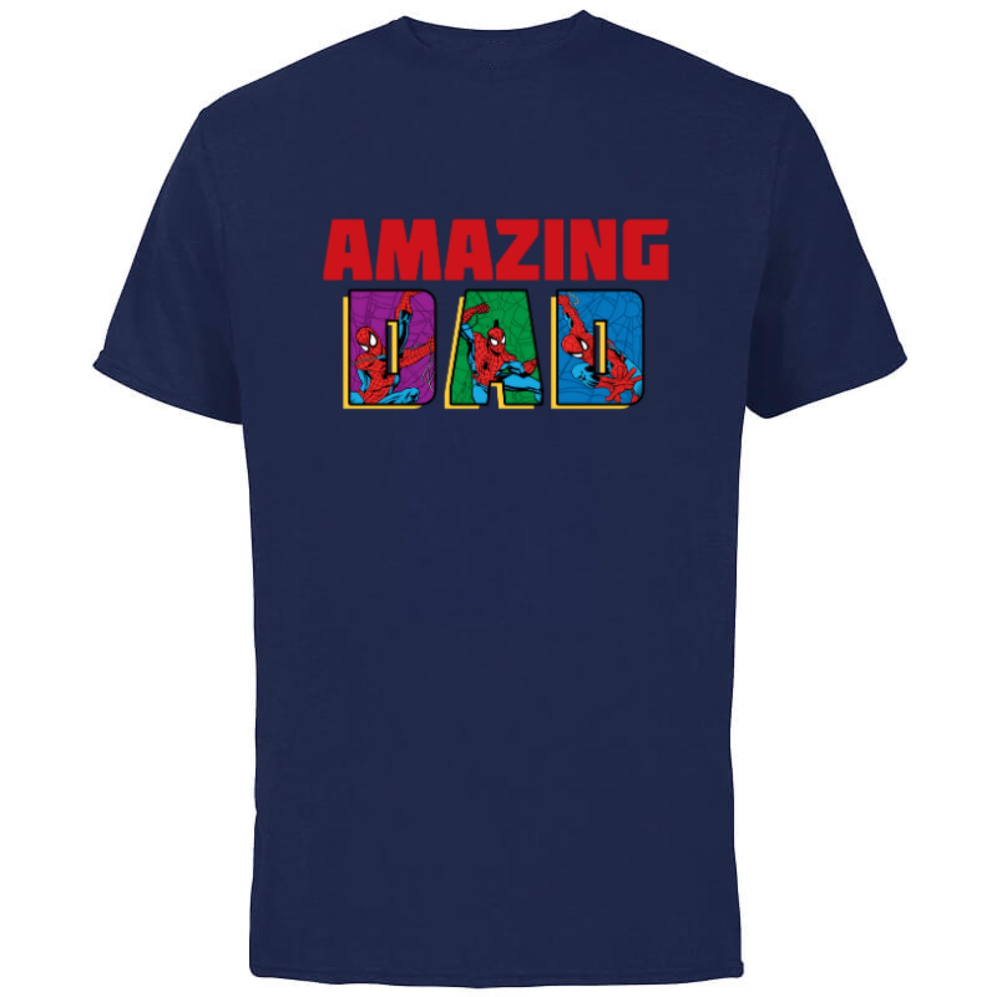 Marvel Spider-Man Amazing Dad Birthday Father’s Day - Short Sleeve ...