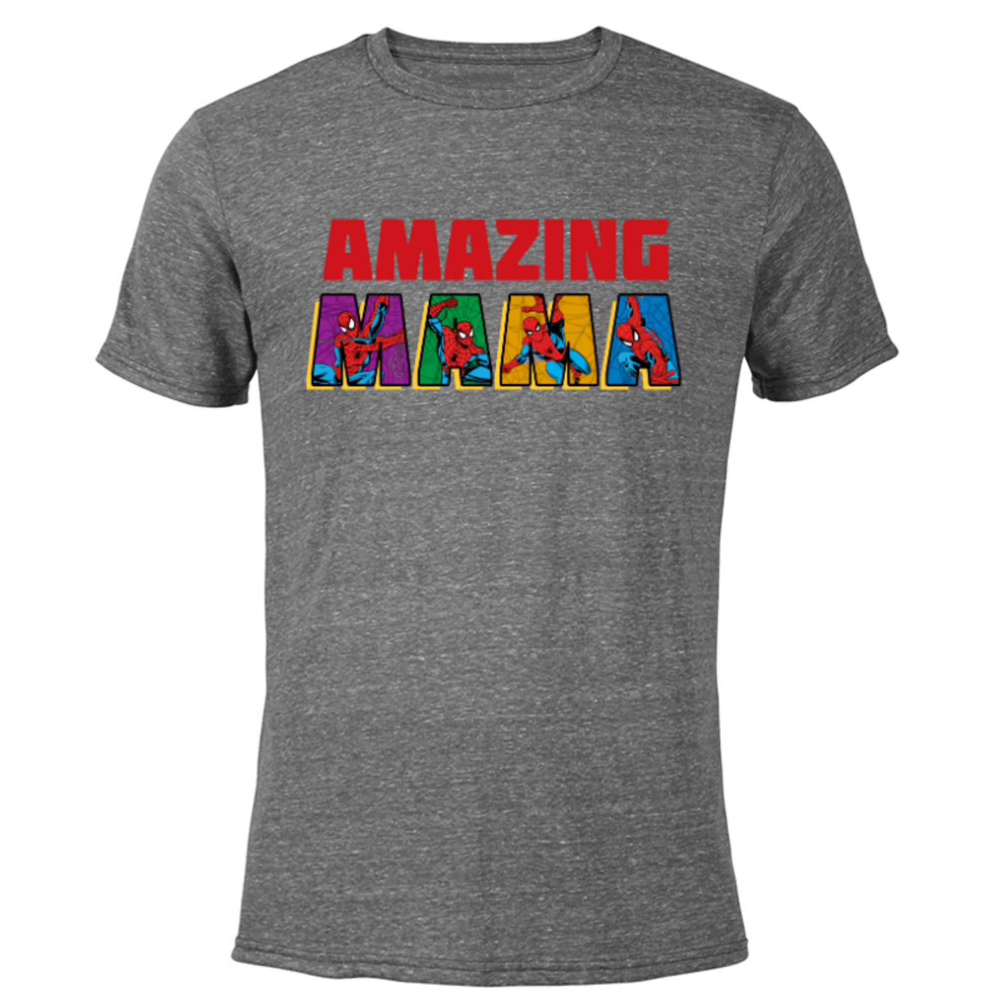 Marvel Spider-Man Amazing Mama Mom Birthday Mother’s Day - Short Sleeve ...