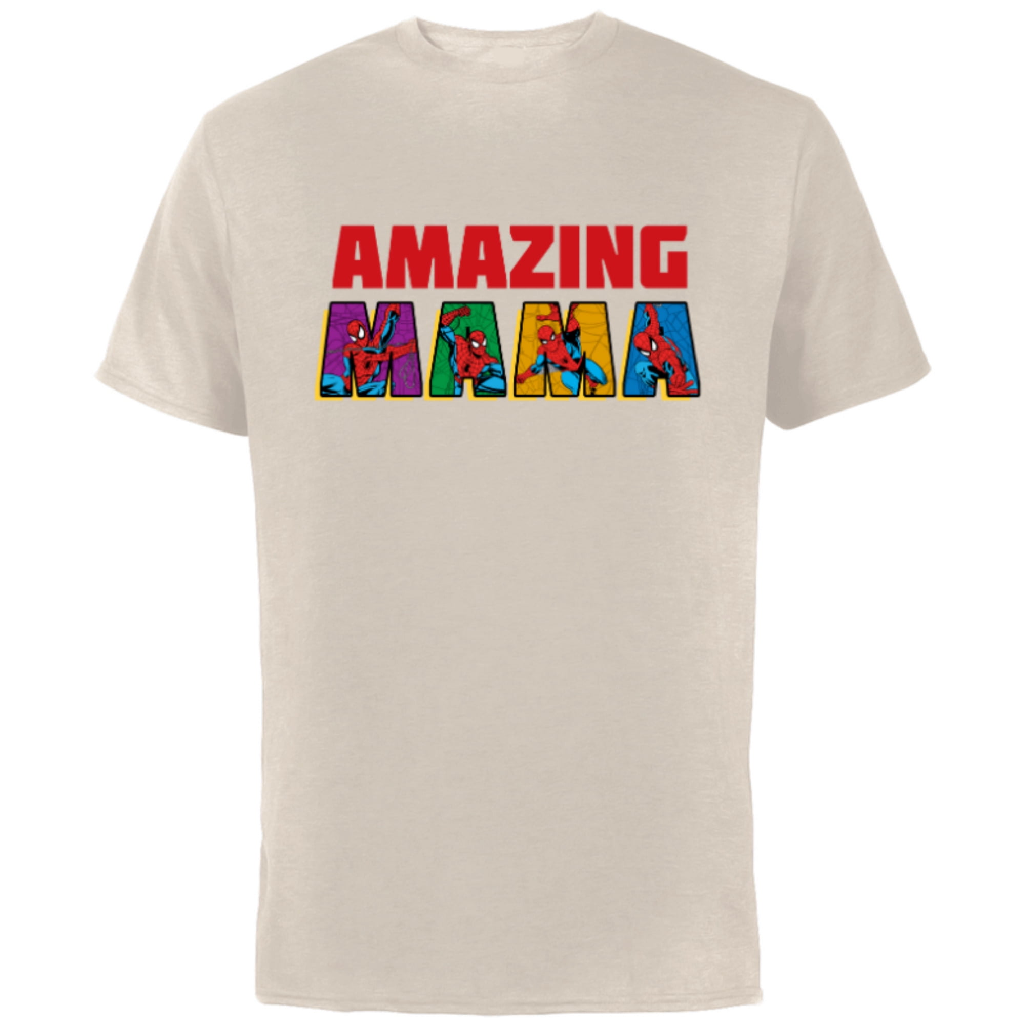 Marvel Spider-Man Amazing Mama Mom Birthday Mother’s Day - Short Sleeve ...