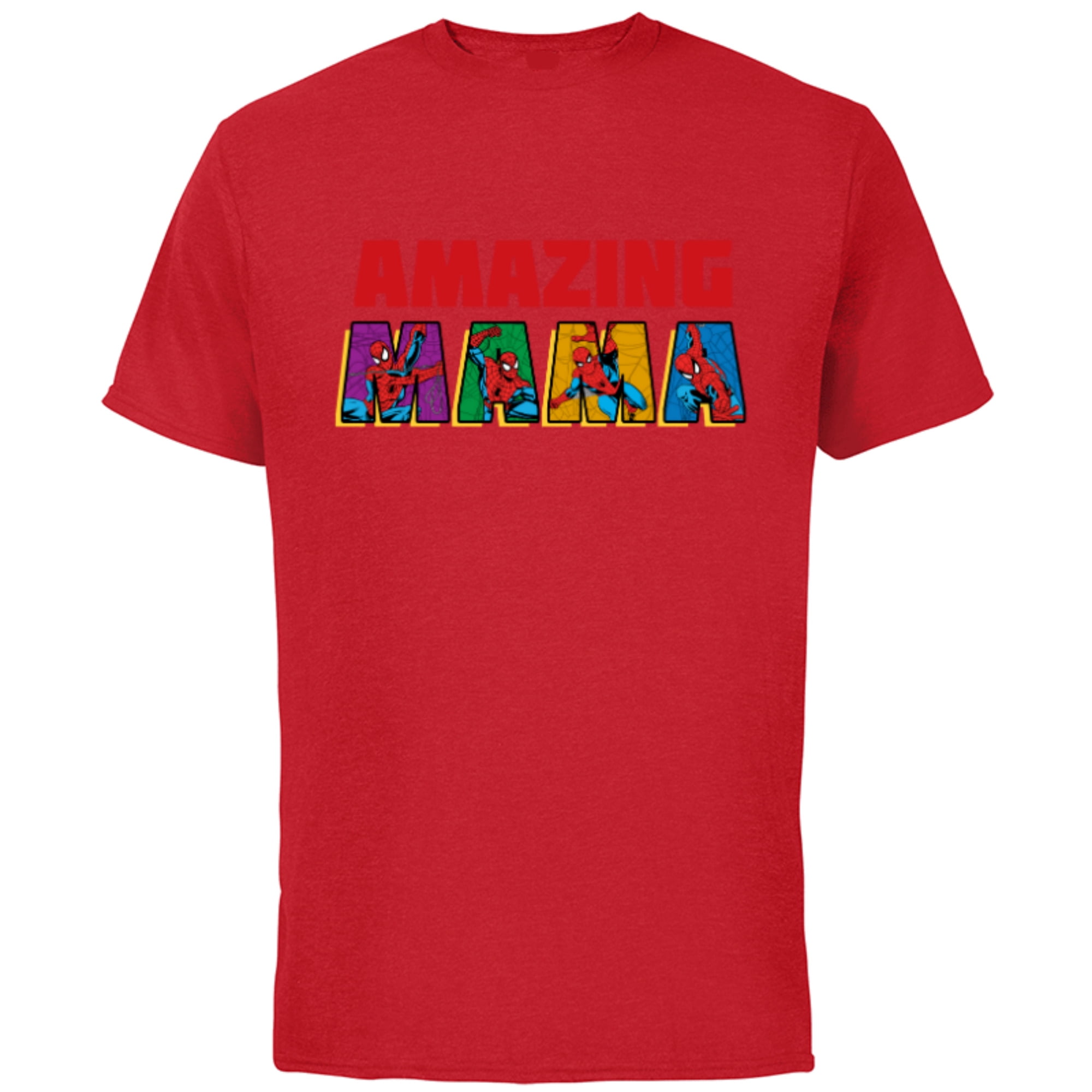 Marvel Spider-Man Amazing Mama Mom Birthday Mother’s Day - Short Sleeve ...