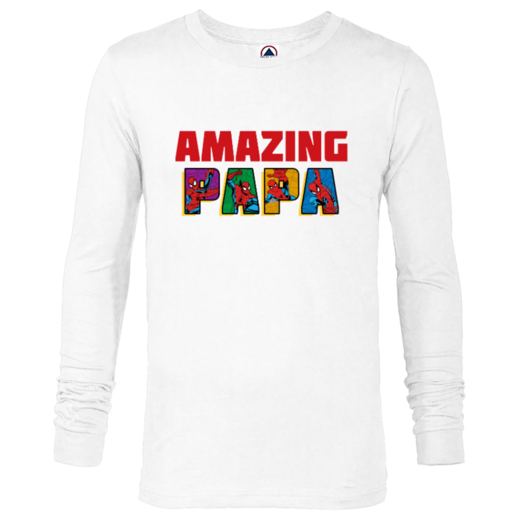 Marvel Spider-Man Amazing Papa Birthday Father’s Day - Long Sleeve T ...
