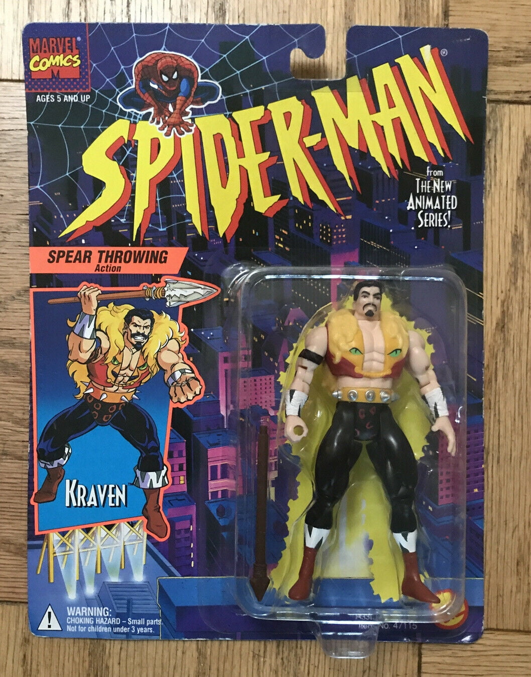 Marvel Comics Spider-Man Kraven Action Figure [1994] - Walmart.com