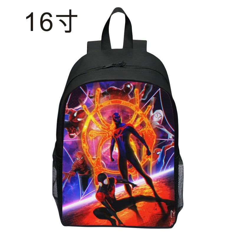 Marvel-Spider-Man Anime Backpacks Cartoon Laptop Backpack Daypack 3D ...