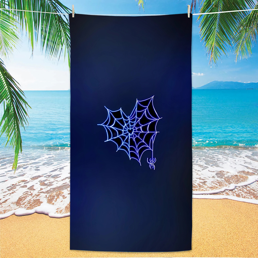 Marvel Spider-Man Beach Towel Microfiber Double-Sided Fleece Absorbent ...