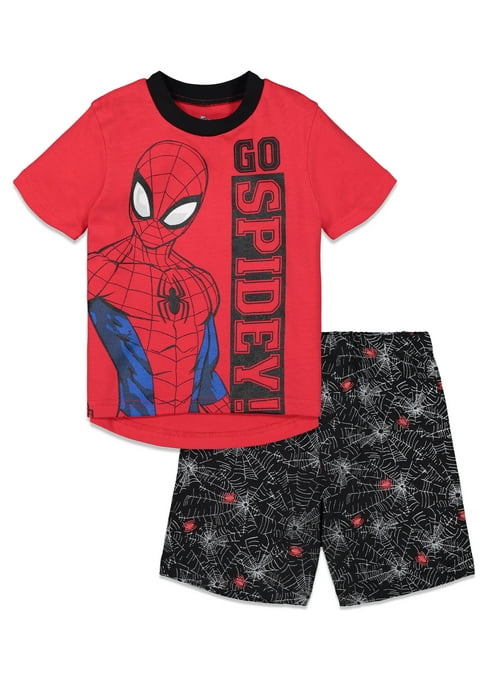 Marvel Spider-Man Little Boys Tank Top and Bike Shorts Outfit Set Red ...
