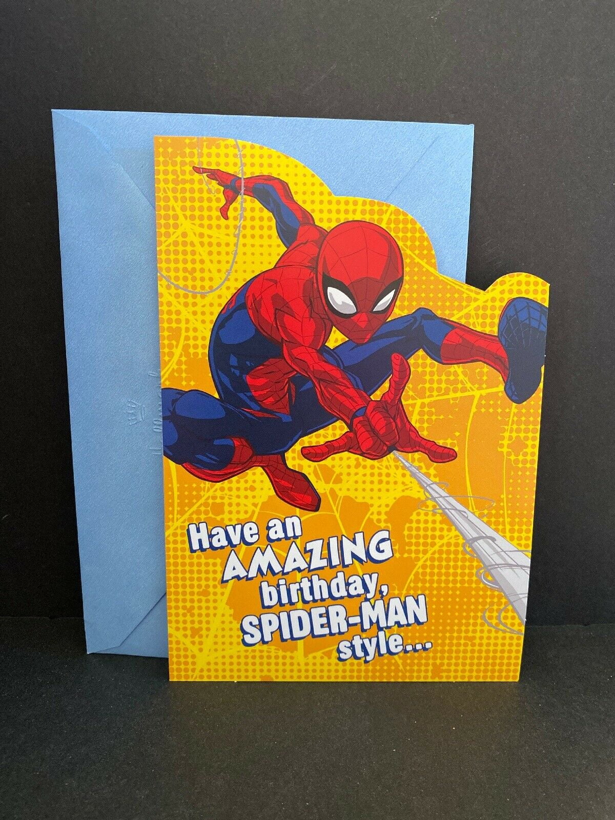 Marvel Spider-Man Birthday Greeting Card w/Envelope Hallmark NEW ...