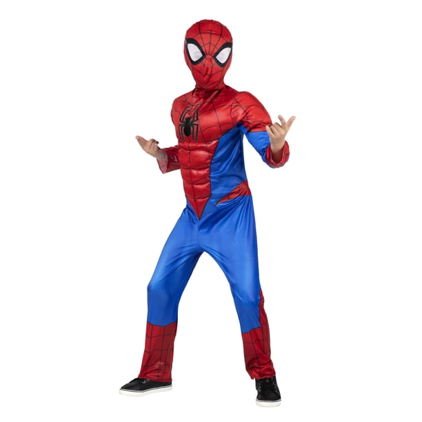 Marvel Spider-Man Boy Child Halloween Fantasy Costumes Small - Walmart ...