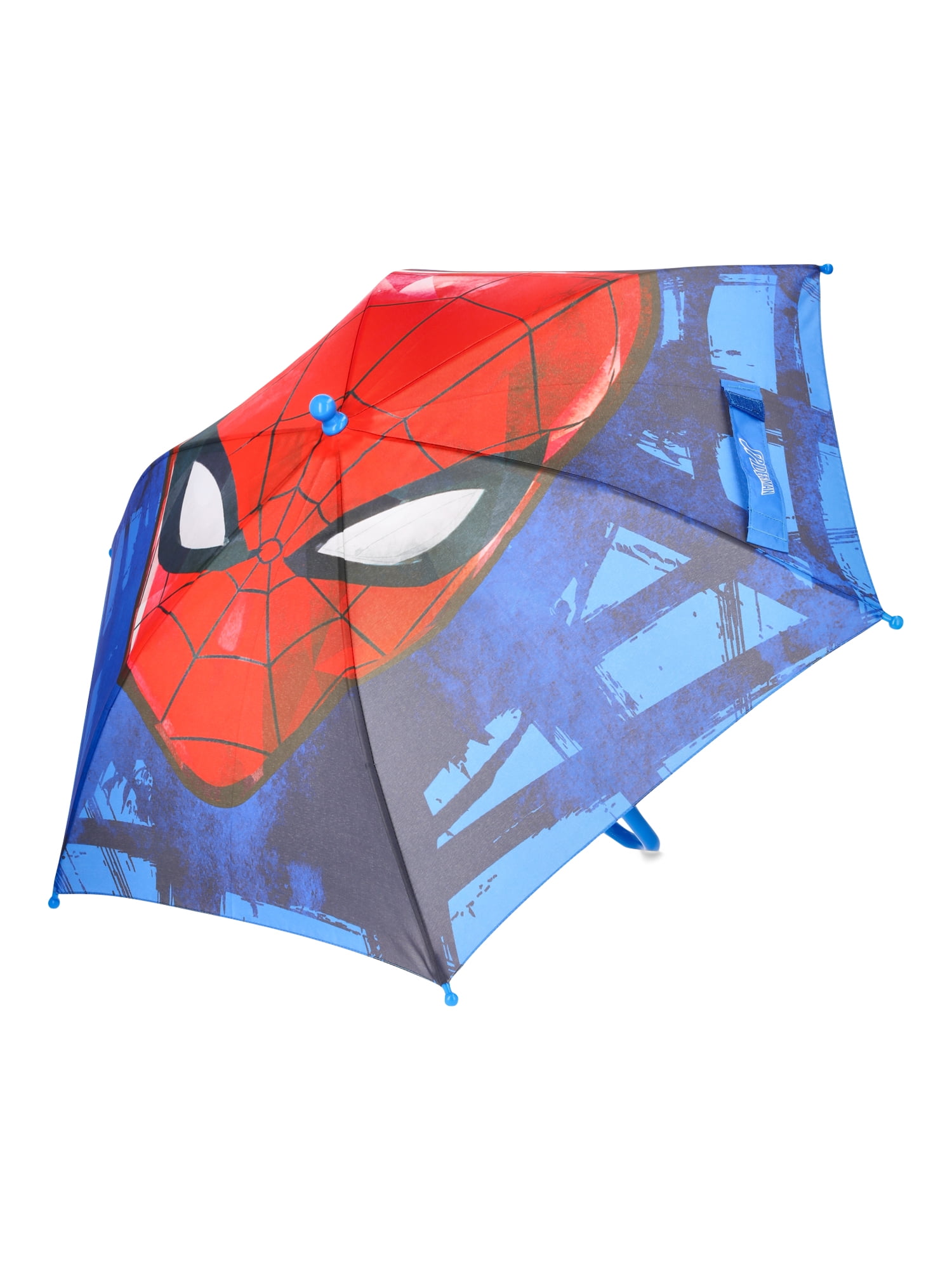 Marvel Spider-Man Boys Print Umbrella with Curved Handle - Walmart.com