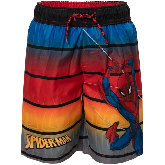 Marvel Spider-Man Boys Swim Trunks, Size 4-6 - Walmart.com