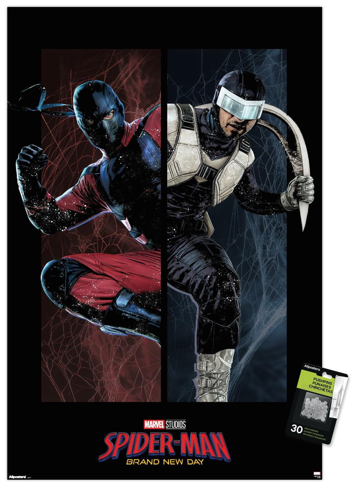 Marvel Spider-Man: Brand New Day (2026) - Duo Wall Poster with Pushpins ...