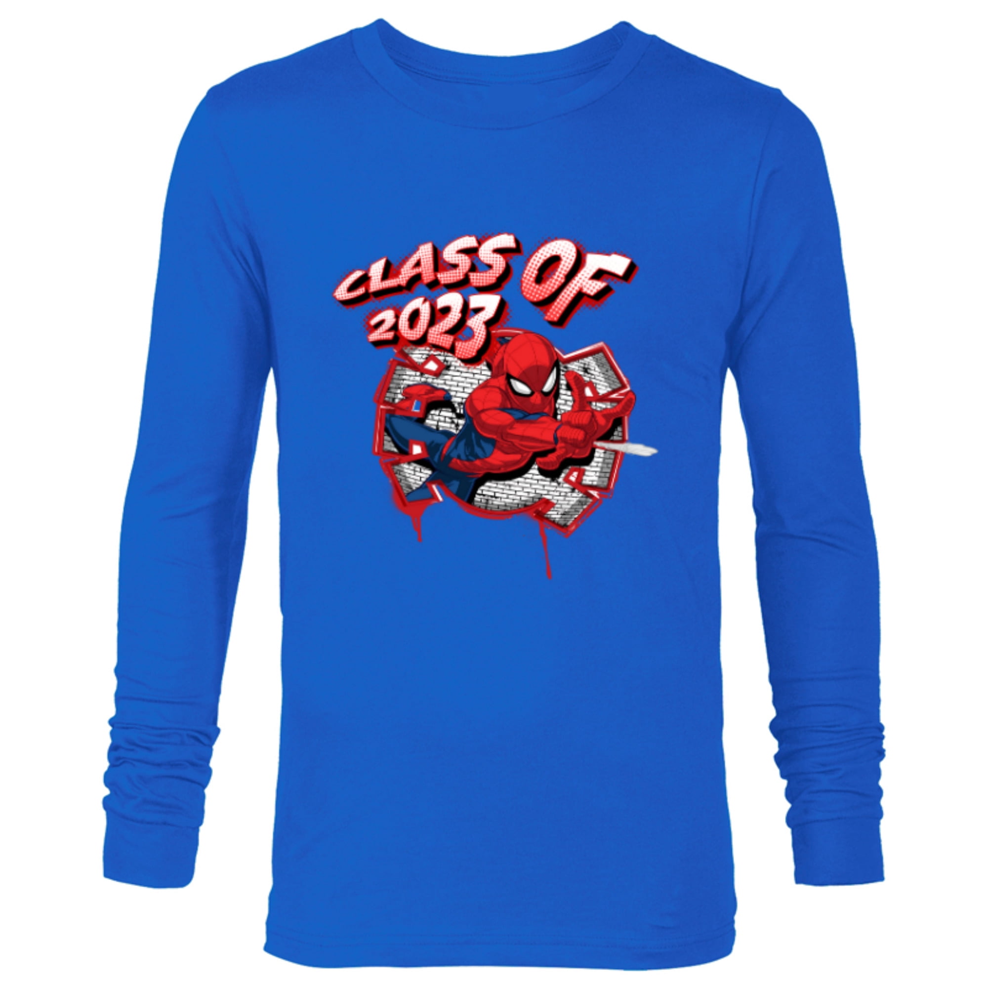 Marvel Spider-Man Class of 2023 Graduation Spidey Symbol - Long Sleeve ...