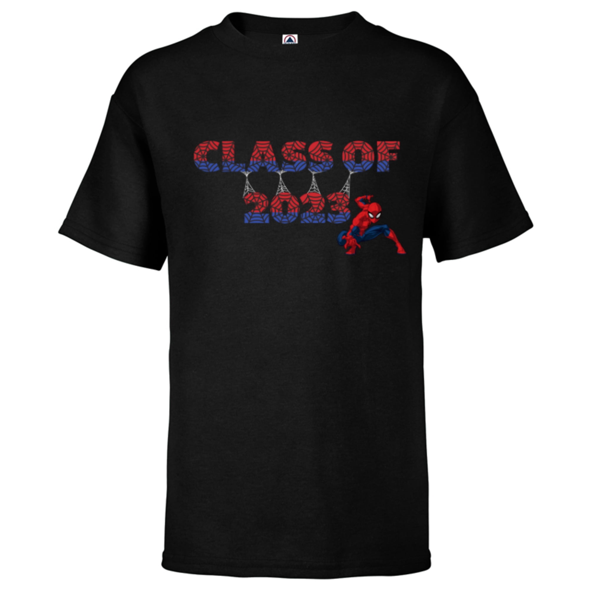Marvel Spider-Man Class of 2023 Graduation Web Letters - Short Sleeve T ...