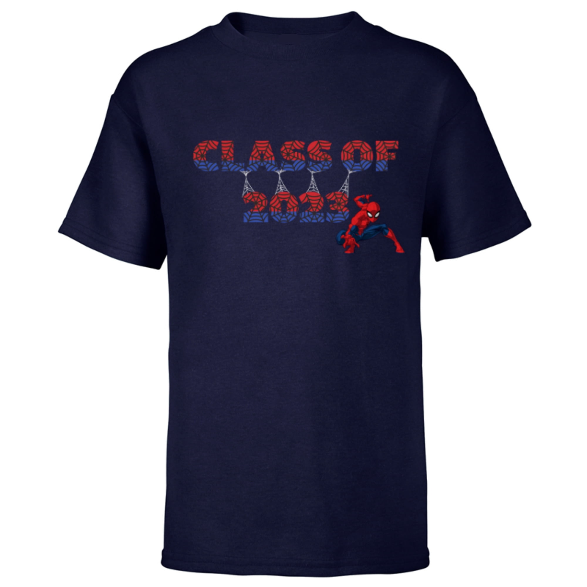 Marvel Spider-Man Class of 2023 Graduation Web Letters - Short Sleeve T ...