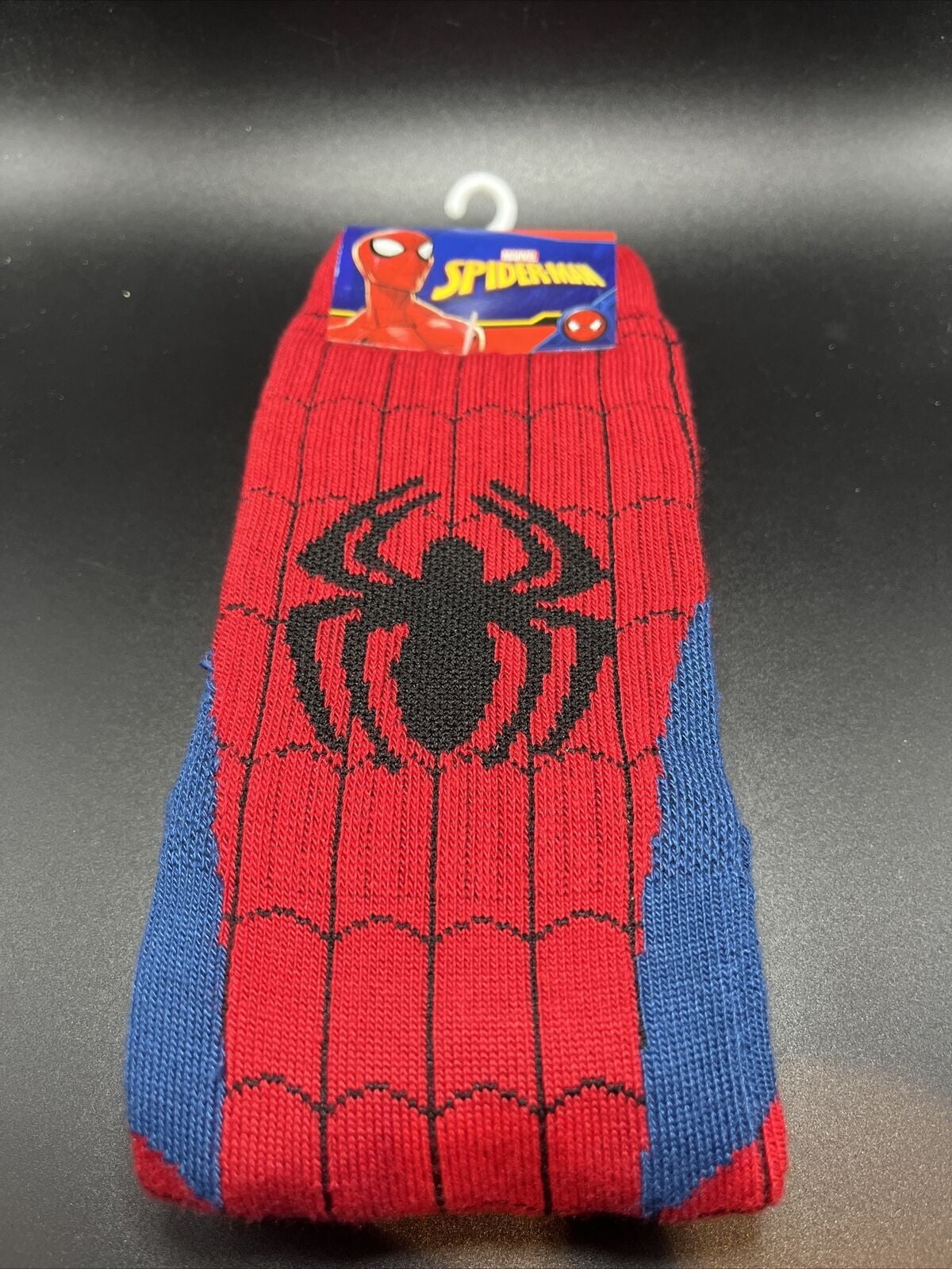 Marvel Spider-Man Crew Socks HYP Size 6-12 - Walmart.com