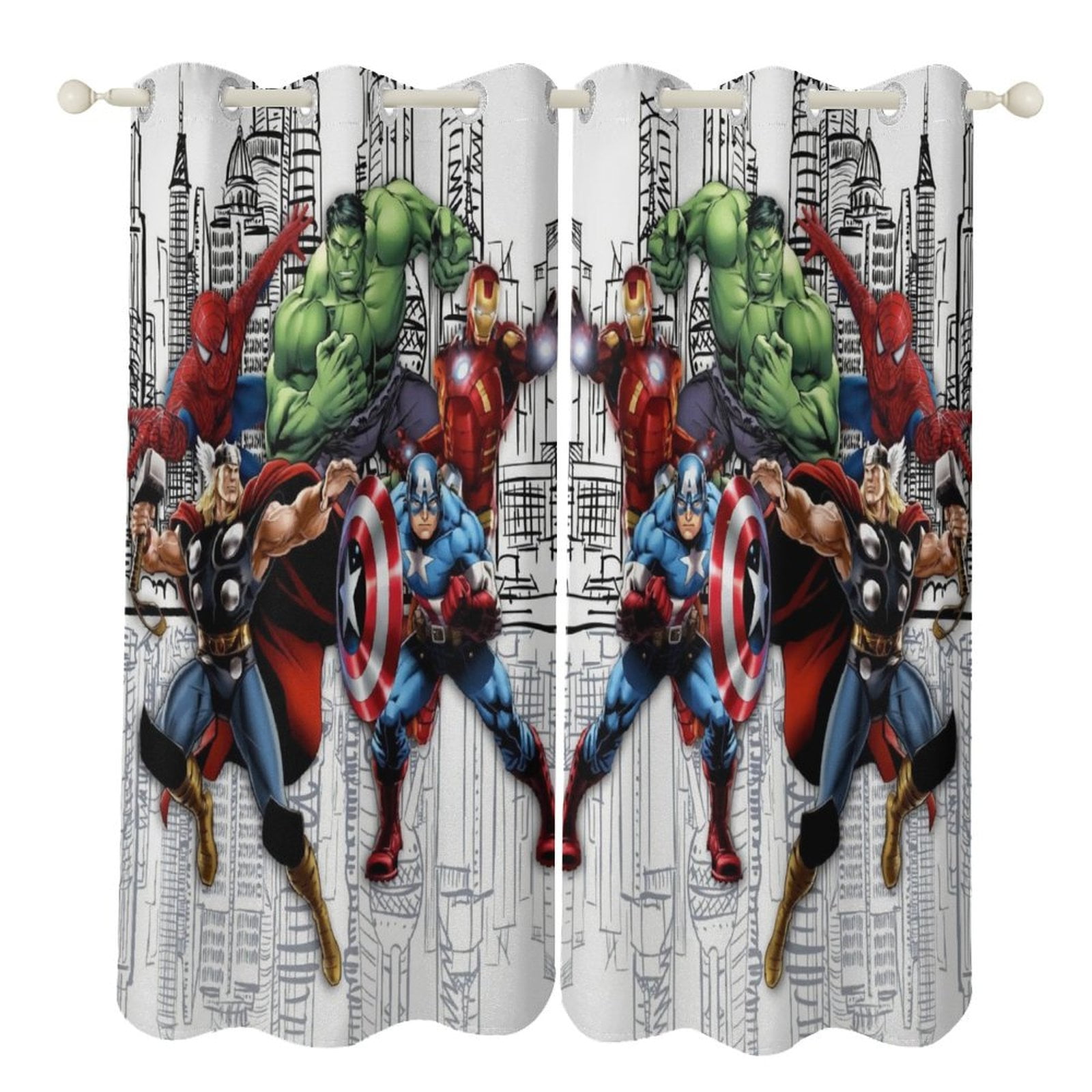 Marvel-Spider-Man Curtains,Blackout Curtains,Curtains for Living Room ...