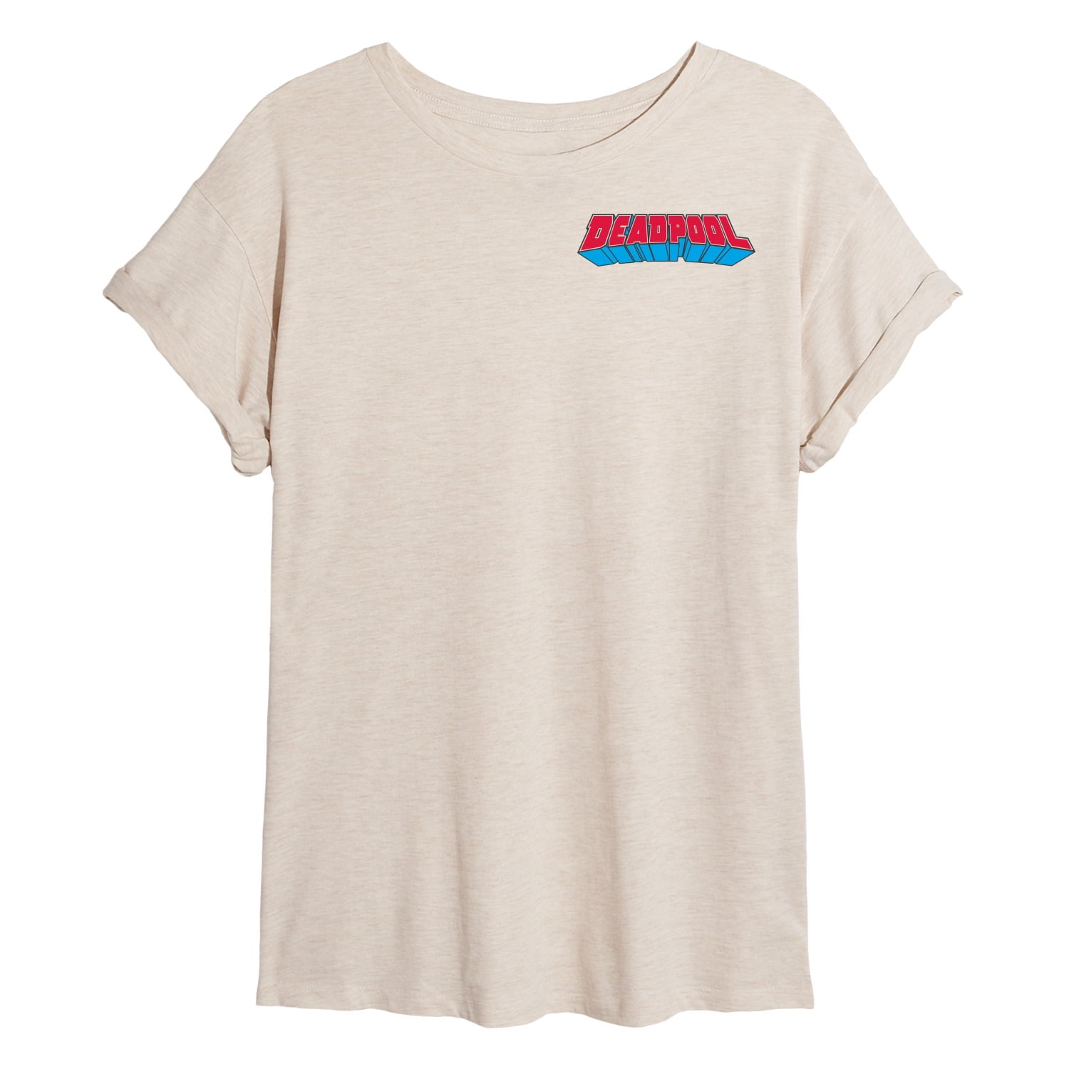 Marvel Spider-Man - Deadpool Primary - Women's Oversized Graphic T ...