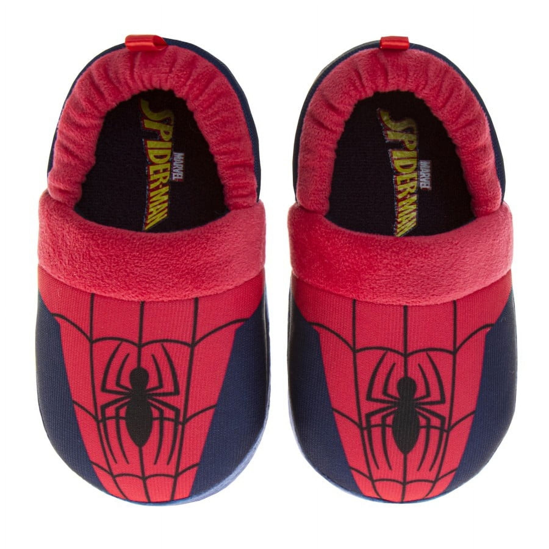 Marvel Spider-Man Dual Boys' Dual Sizes Slippers. (Toddler/Little Kids ...