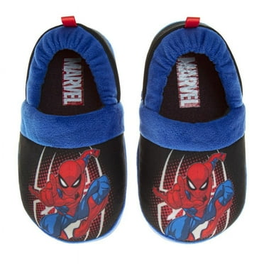 Marvel Avengers Boy's Toddler Plush Slippers - Superhero Kids House ...