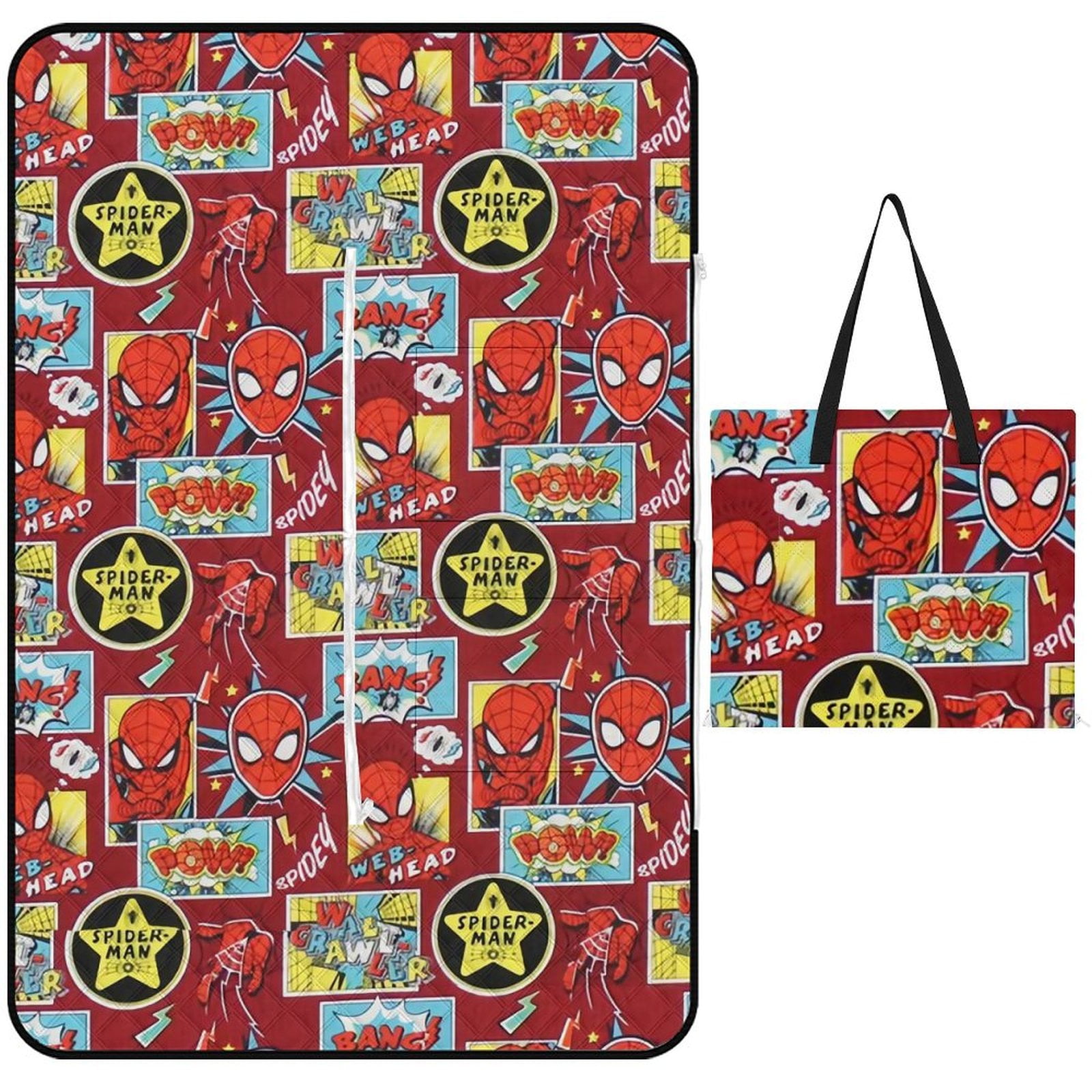 Marvel-Spider-Man Extra Large Picnic Blanket Waterproof,59"x 39 ...