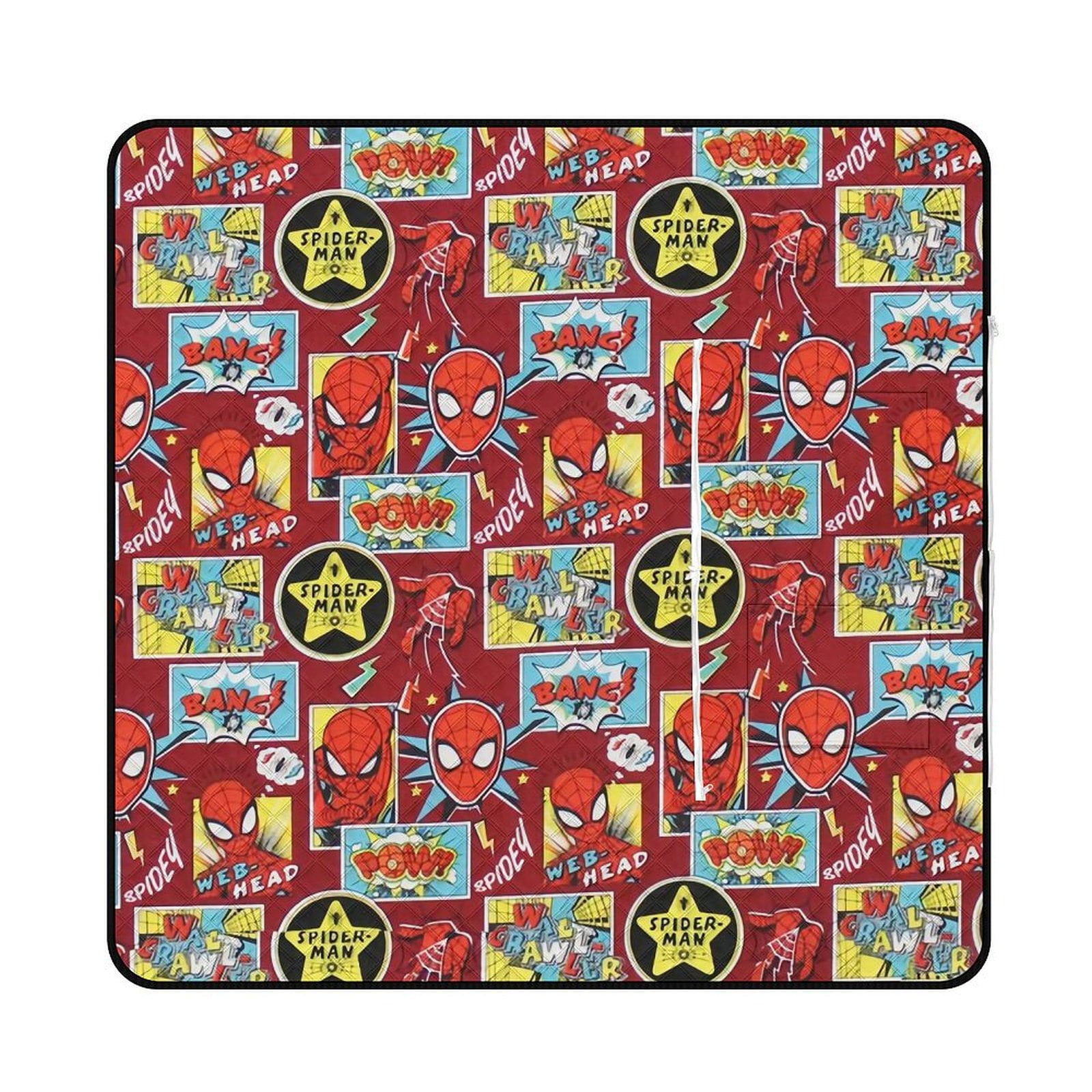 Marvel-Spider-Man Extra Large Picnic Blanket Waterproof,59"x 59 ...