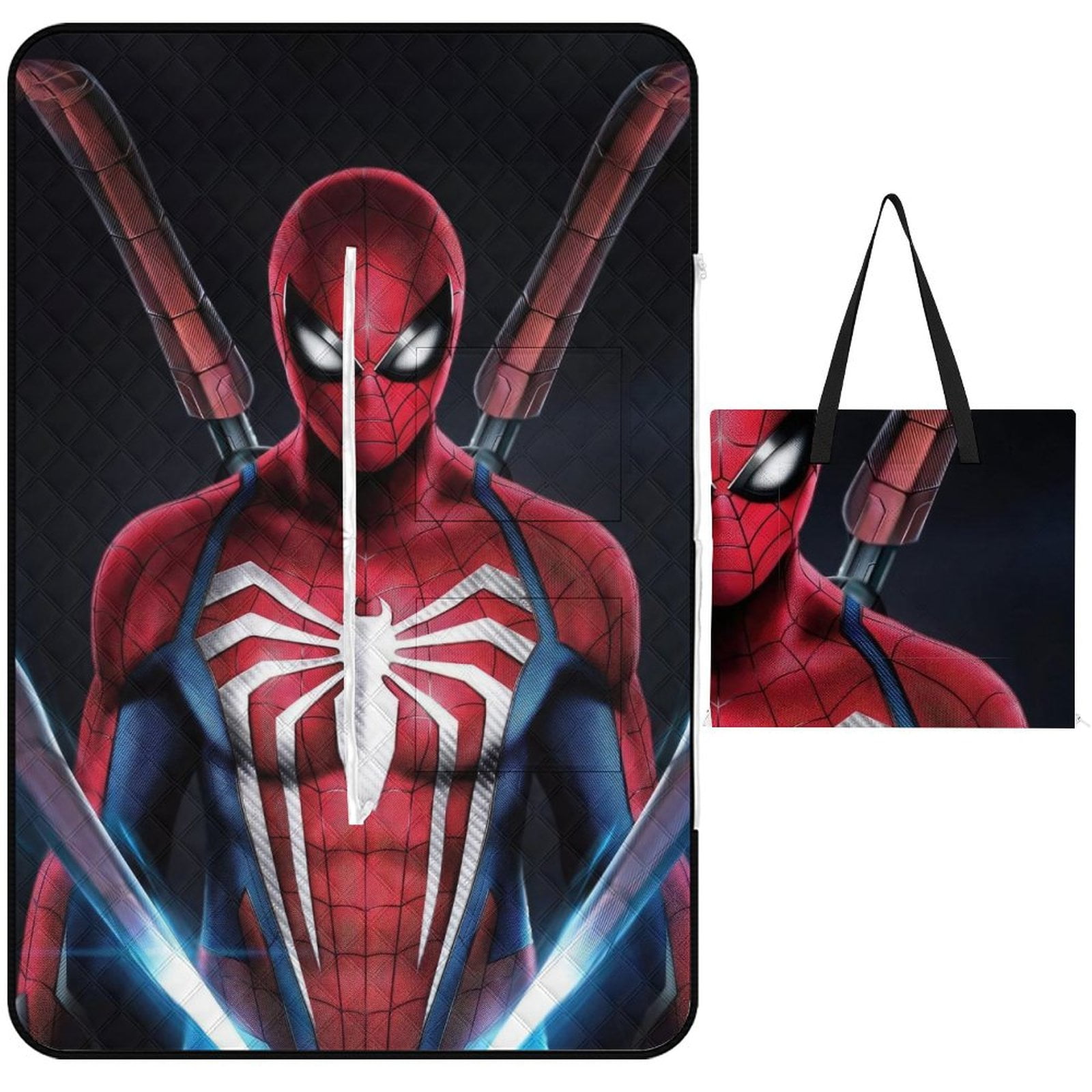 Marvel-Spider Man Extra Large Picnic Outdoor Blanket,59 x 39 Waterproof ...